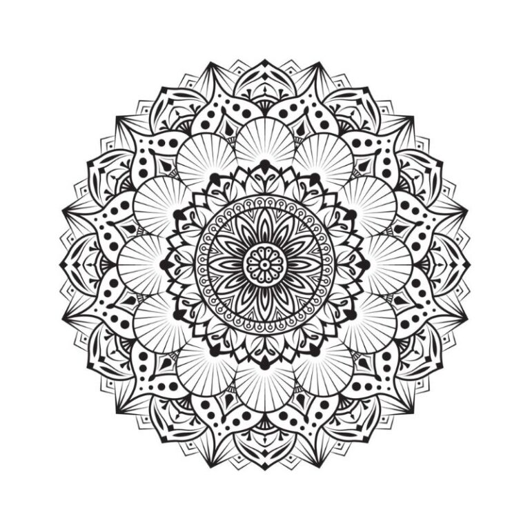 Mandalas 30 stk. A4-sider (Download) – MinBlyant